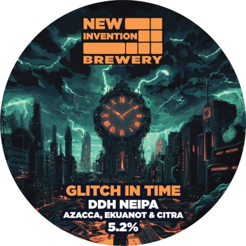 New Invention | Glitch in Time | 5.2% | 30l E-Keg • Stock My Bar
